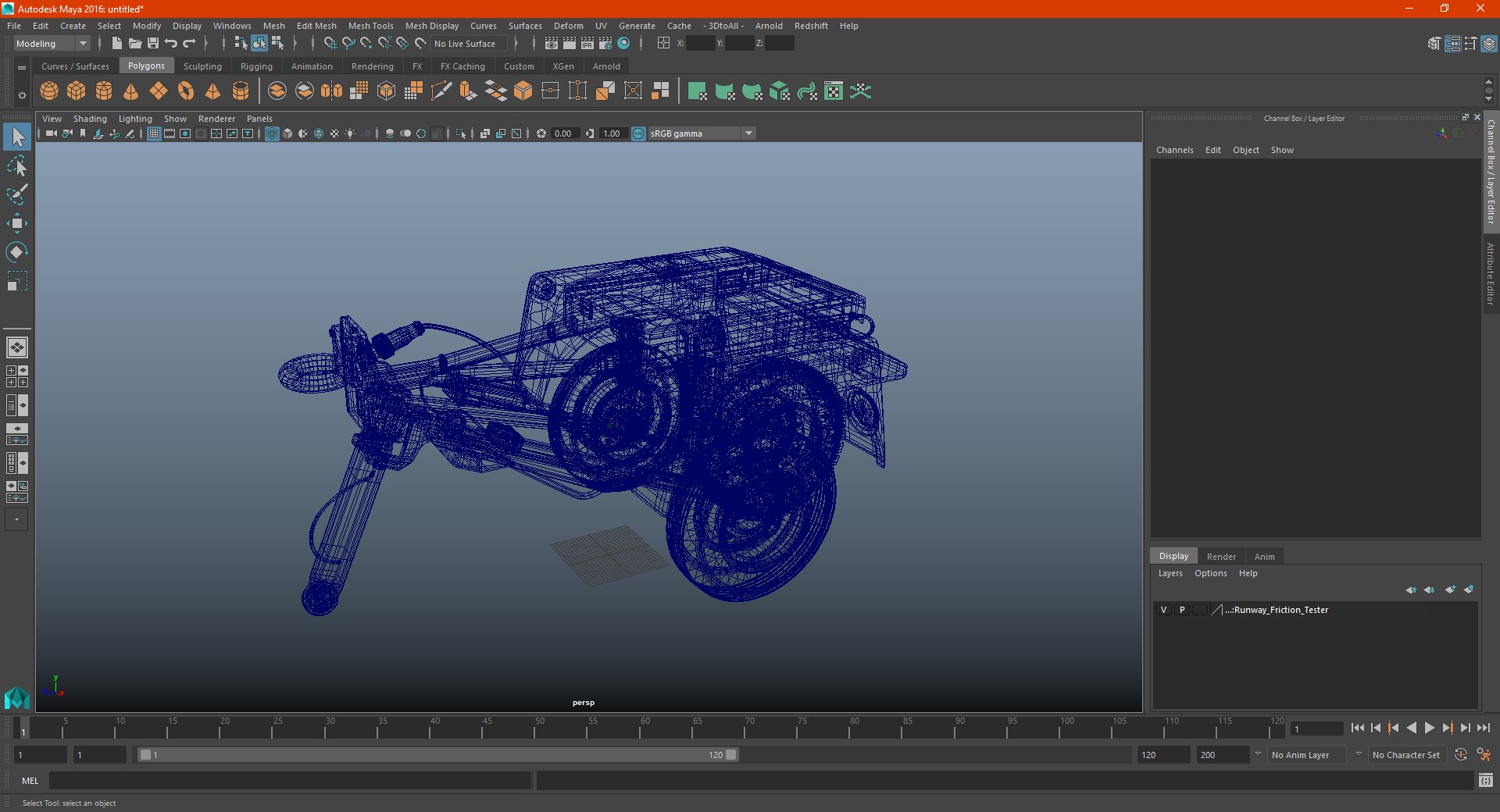3D runway friction tester model - TurboSquid 1697770