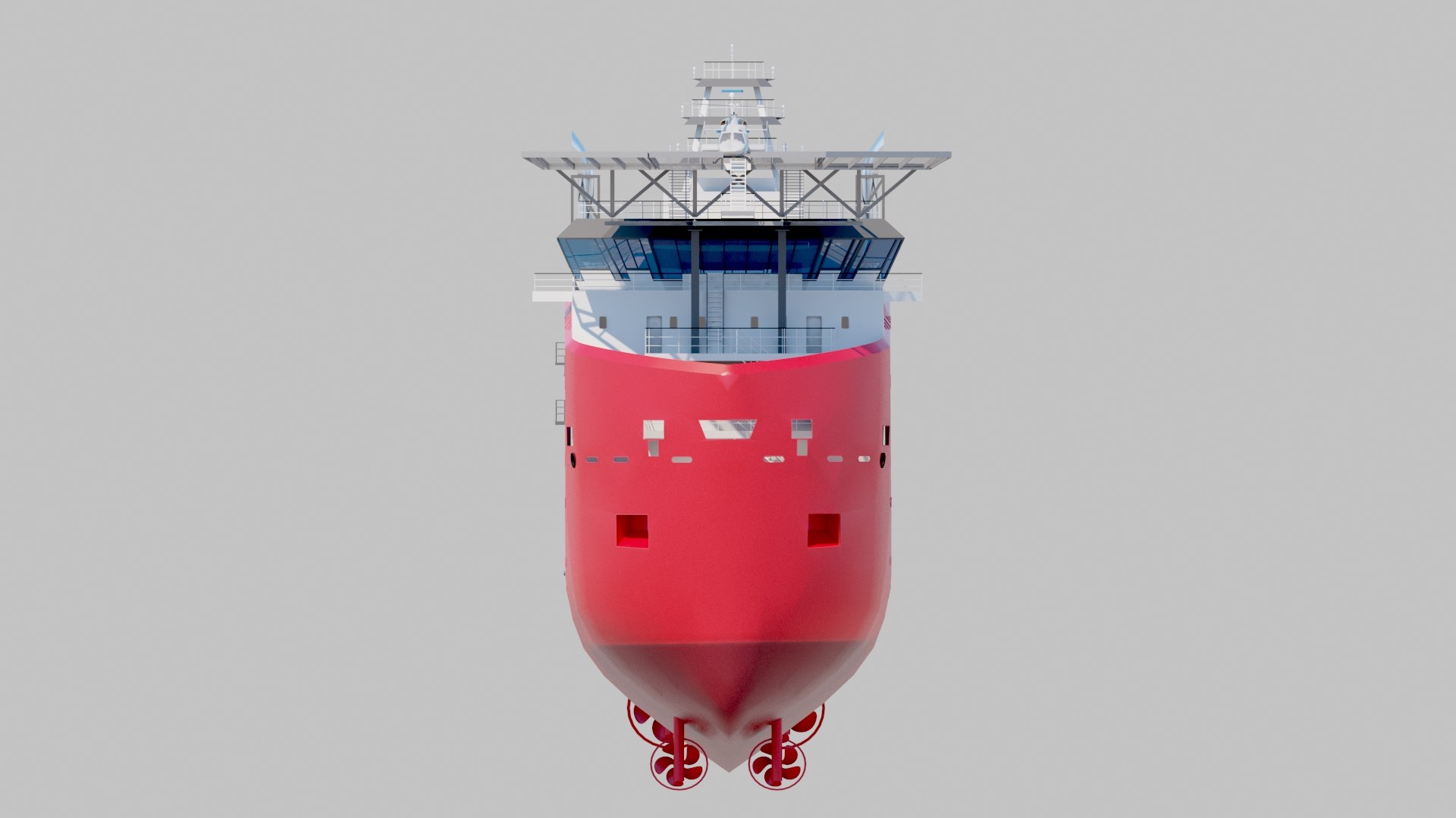 3D Model Ihc Offshore Support Vessel - TurboSquid 1472709