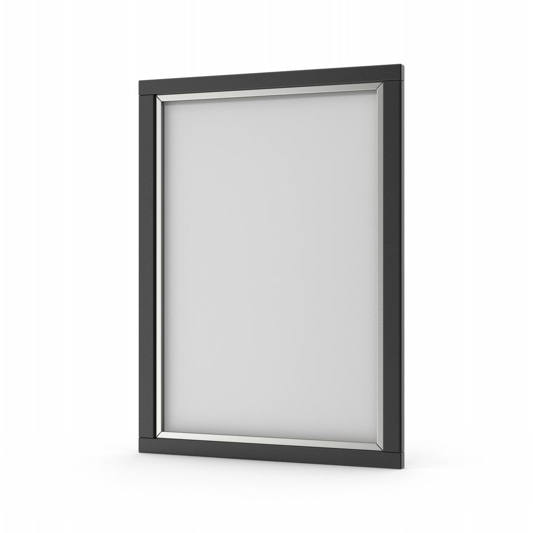 Black Picture Frame 3D Model - TurboSquid 2194648