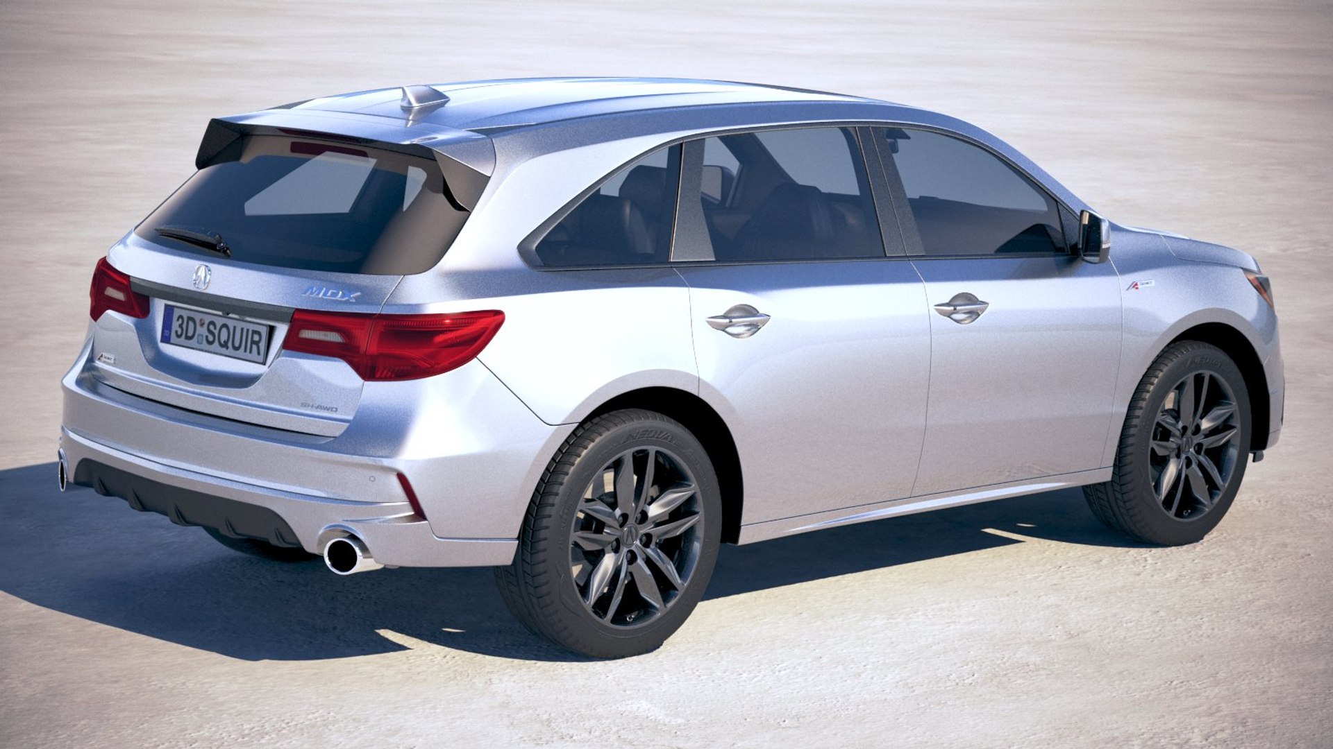 Acura Mdx A-spec 3D Model - TurboSquid 1312571