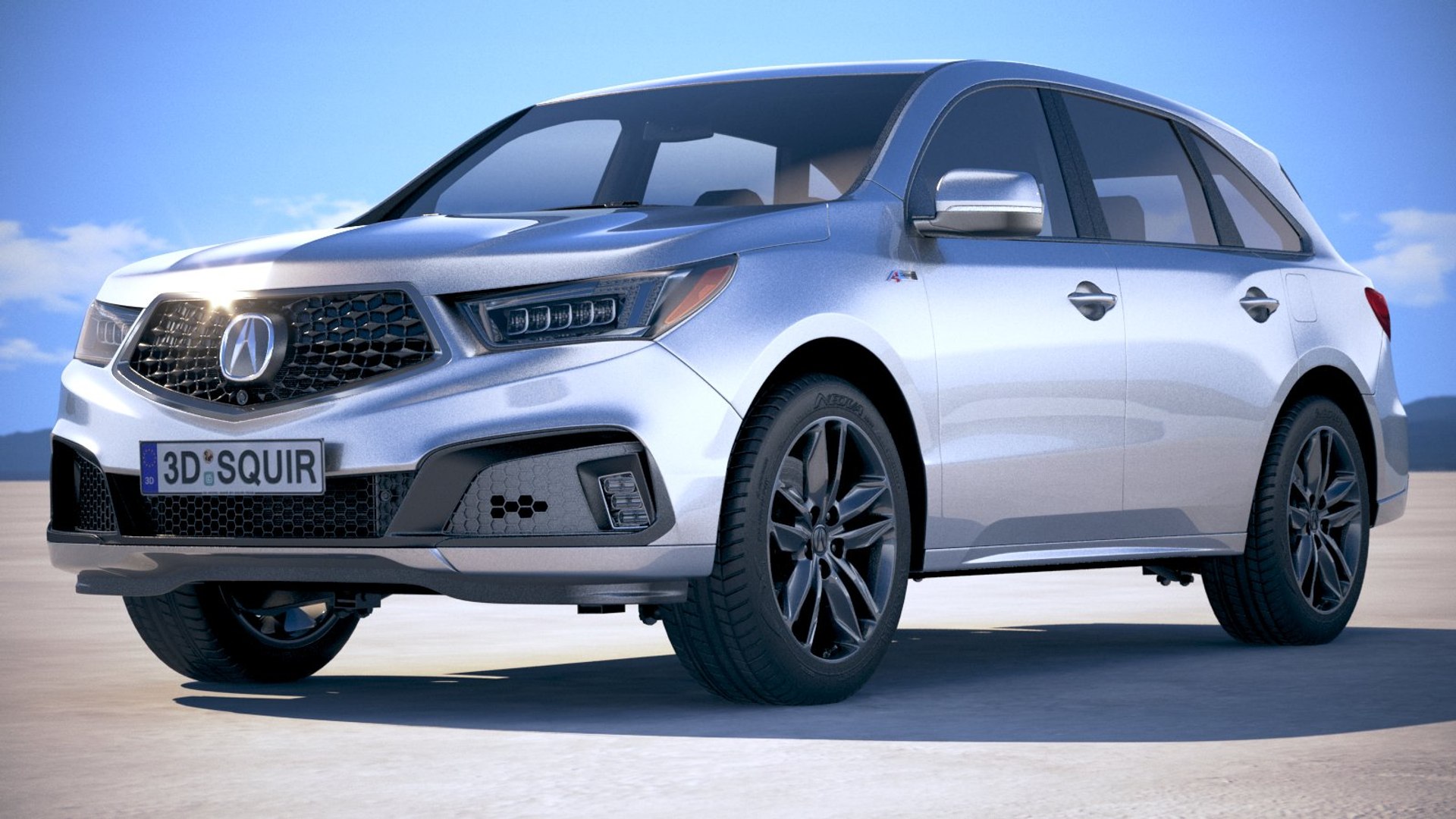 Acura Mdx A-spec 3D Model - TurboSquid 1312571