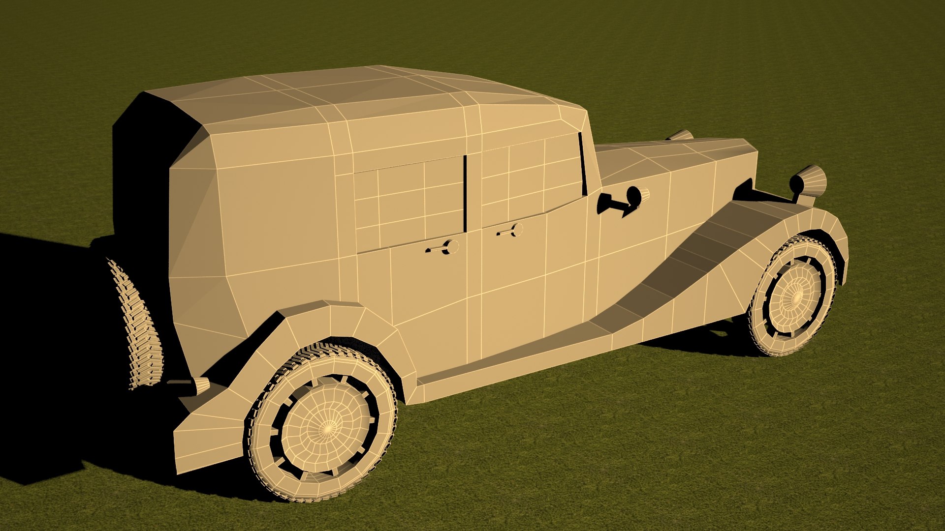 Vintage Car 3D Model - TurboSquid 1322323