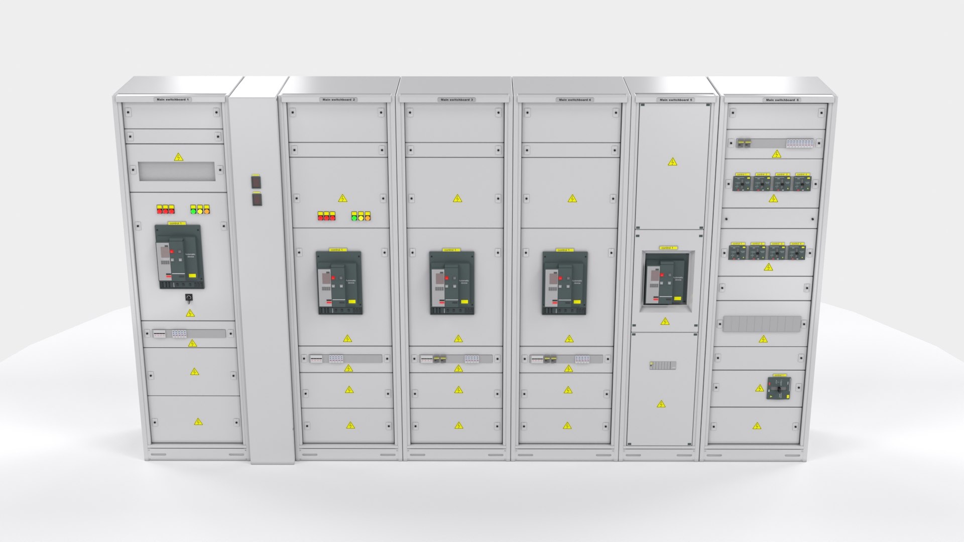 3D switching cabinets server automation - TurboSquid 1389822