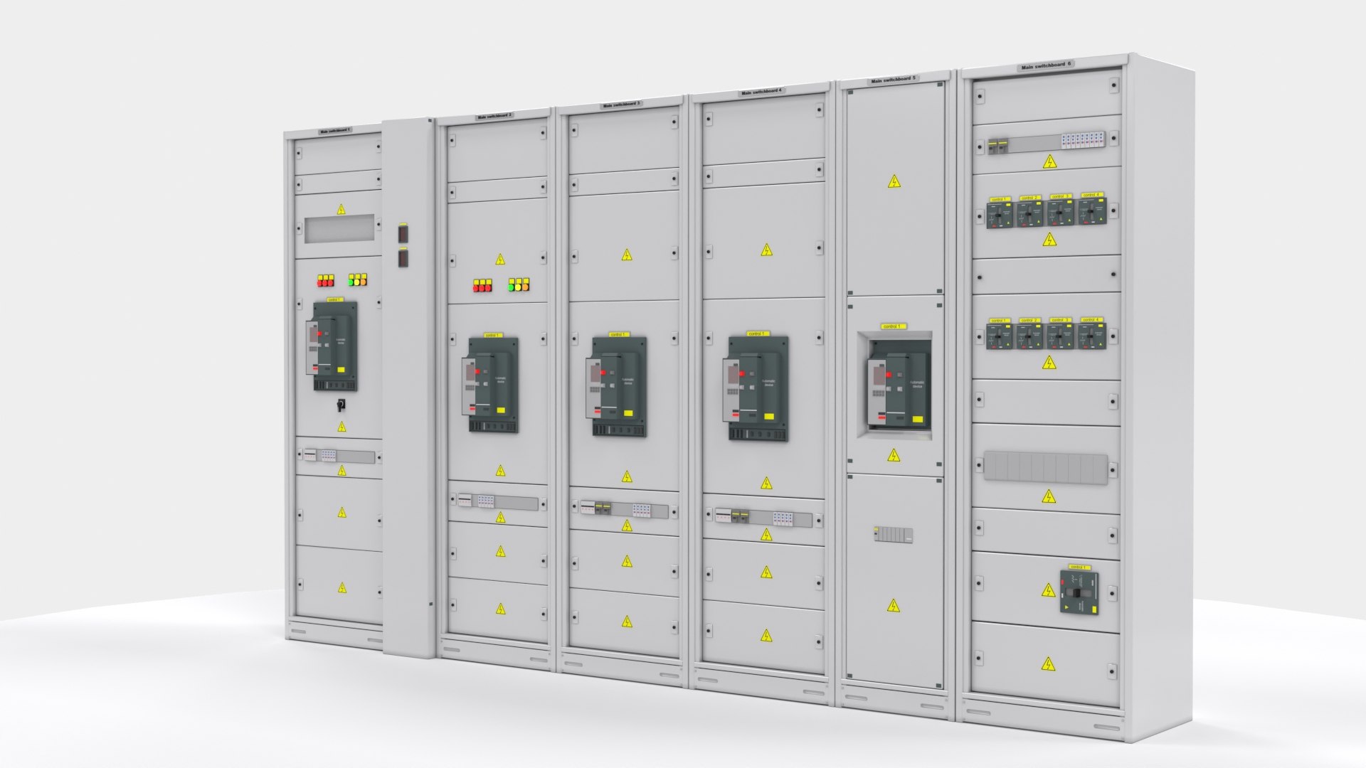 3D switching cabinets server automation - TurboSquid 1389822