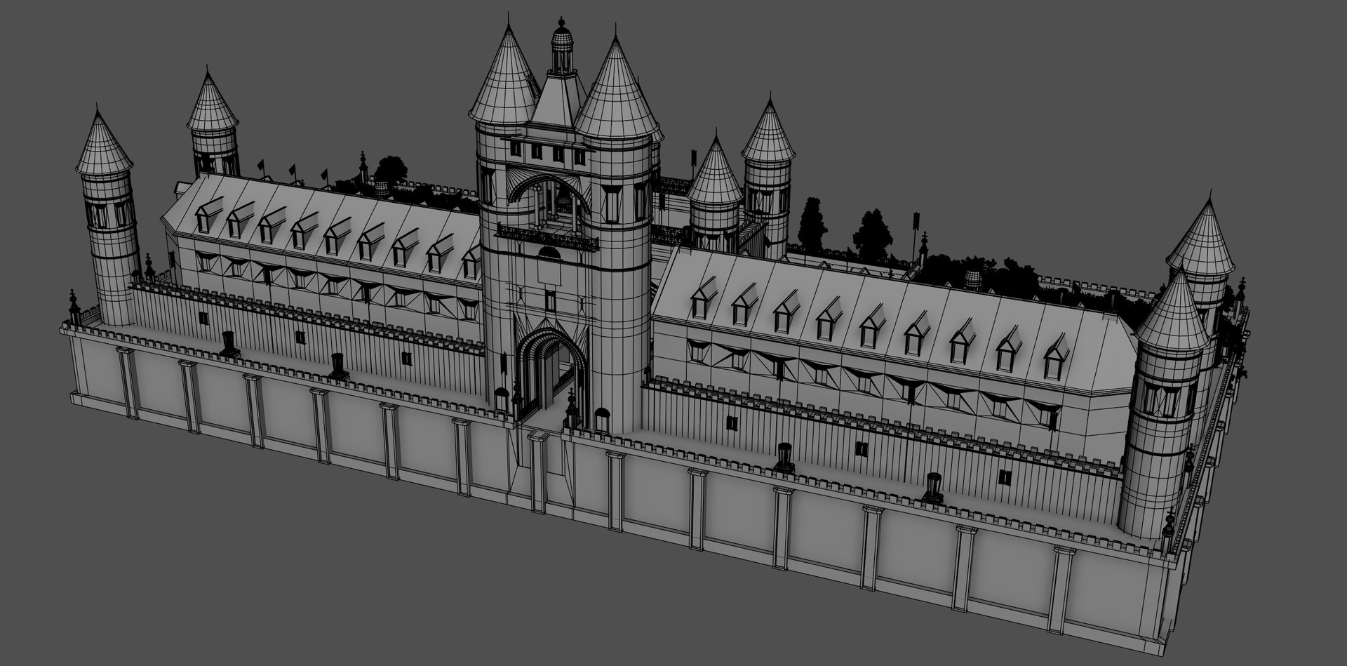 3D Model Big Bell Of Bordeaux Gate - TurboSquid 2312006