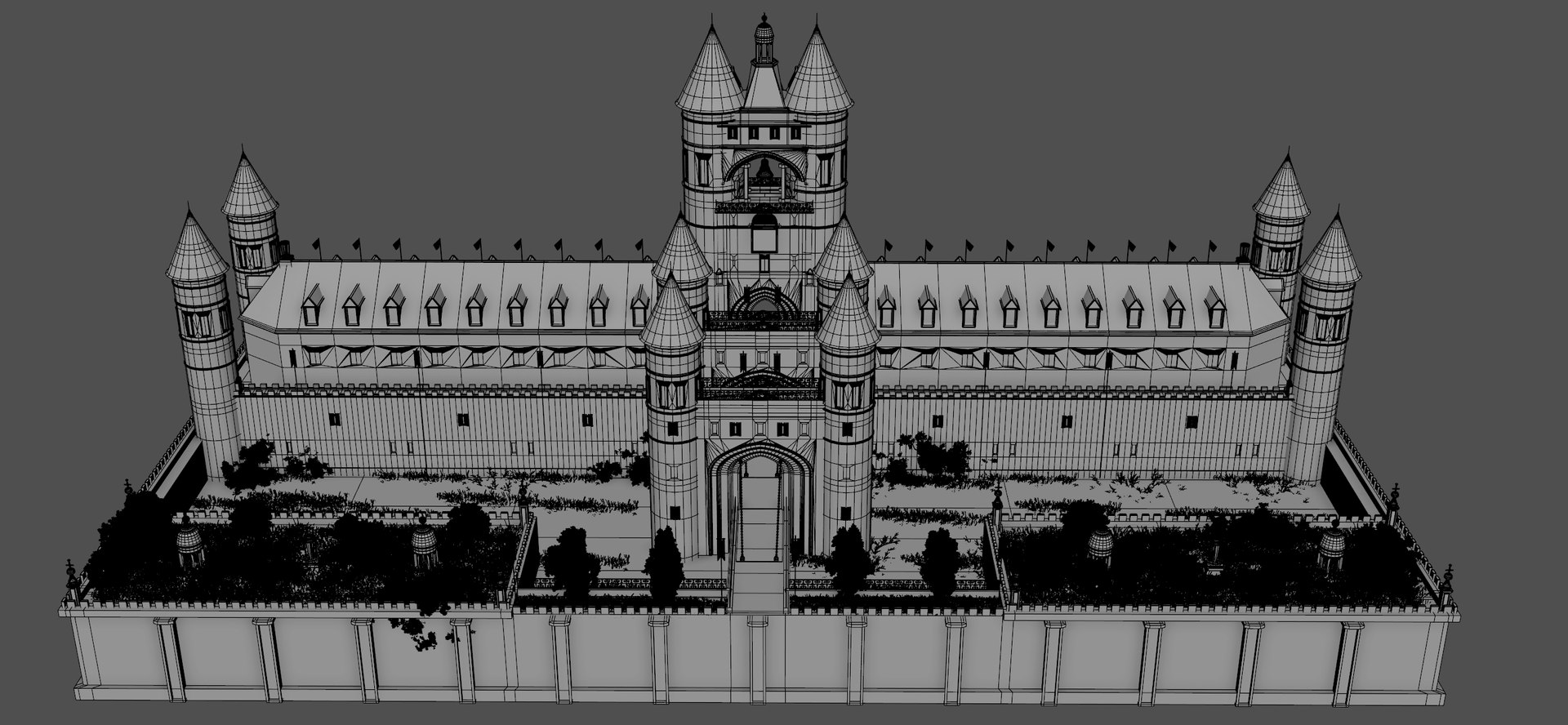3D Model Big Bell Of Bordeaux Gate - TurboSquid 2312006