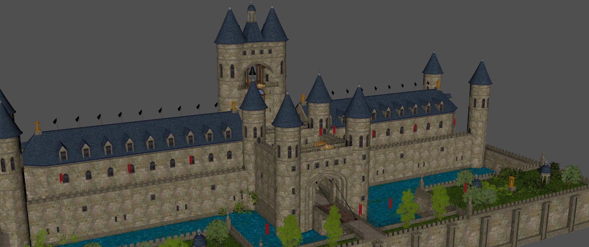 3D Model Big Bell Of Bordeaux Gate - TurboSquid 2312006