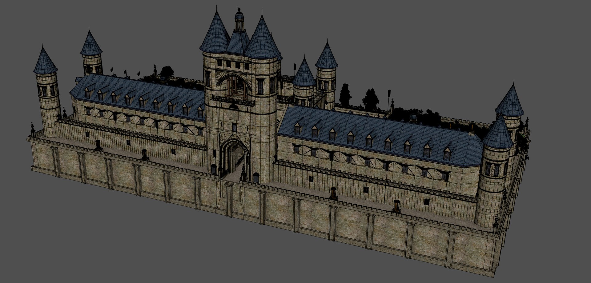3D Model Big Bell Of Bordeaux Gate - TurboSquid 2312006