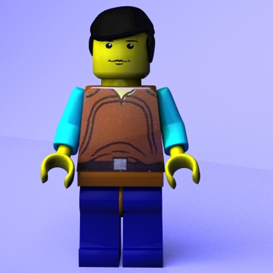 Free Brick Figure 3d Model