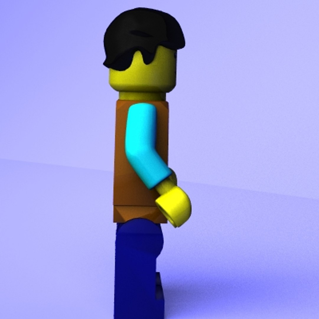 Free Brick Figure 3d Model