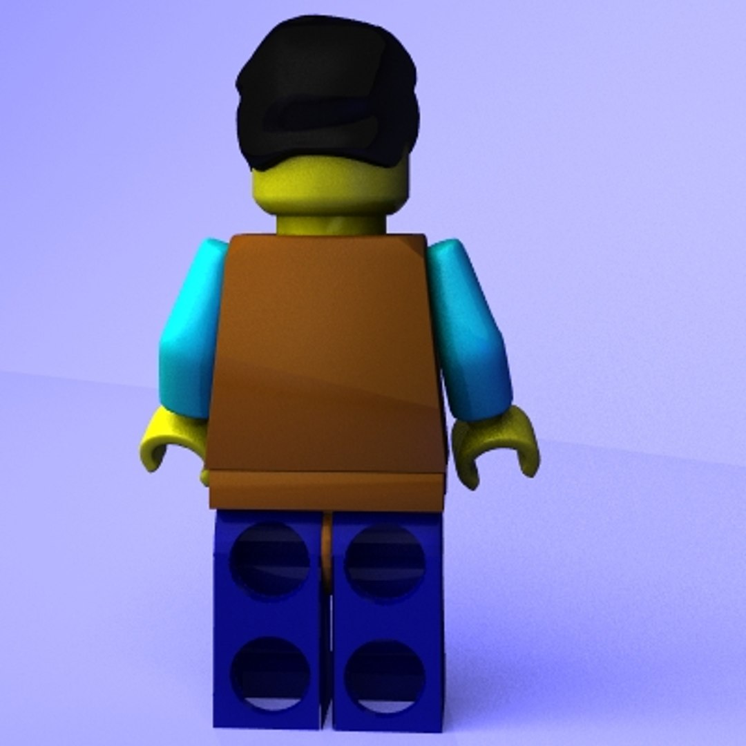Free Brick Figure 3d Model