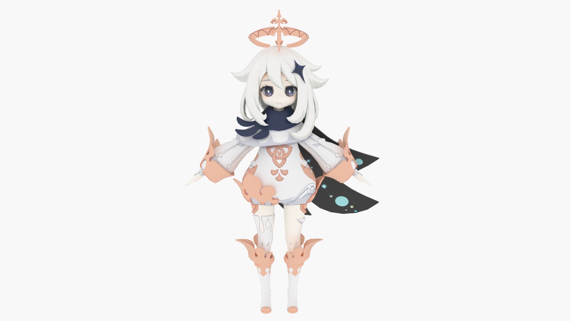 3D модель Paimon from Genshin Impact - TurboSquid 1938911