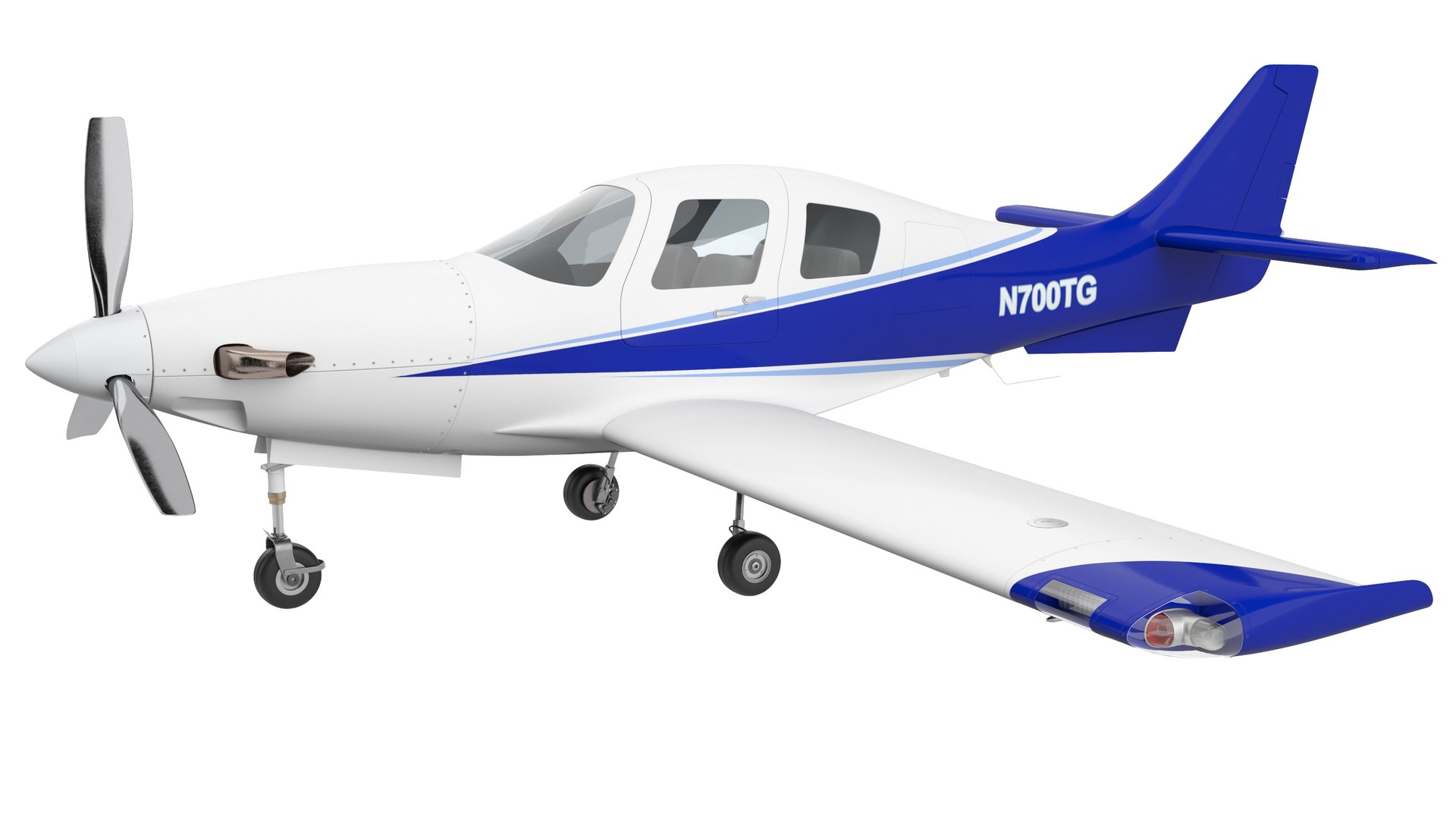 Lancair IV 3D - TurboSquid 2020527