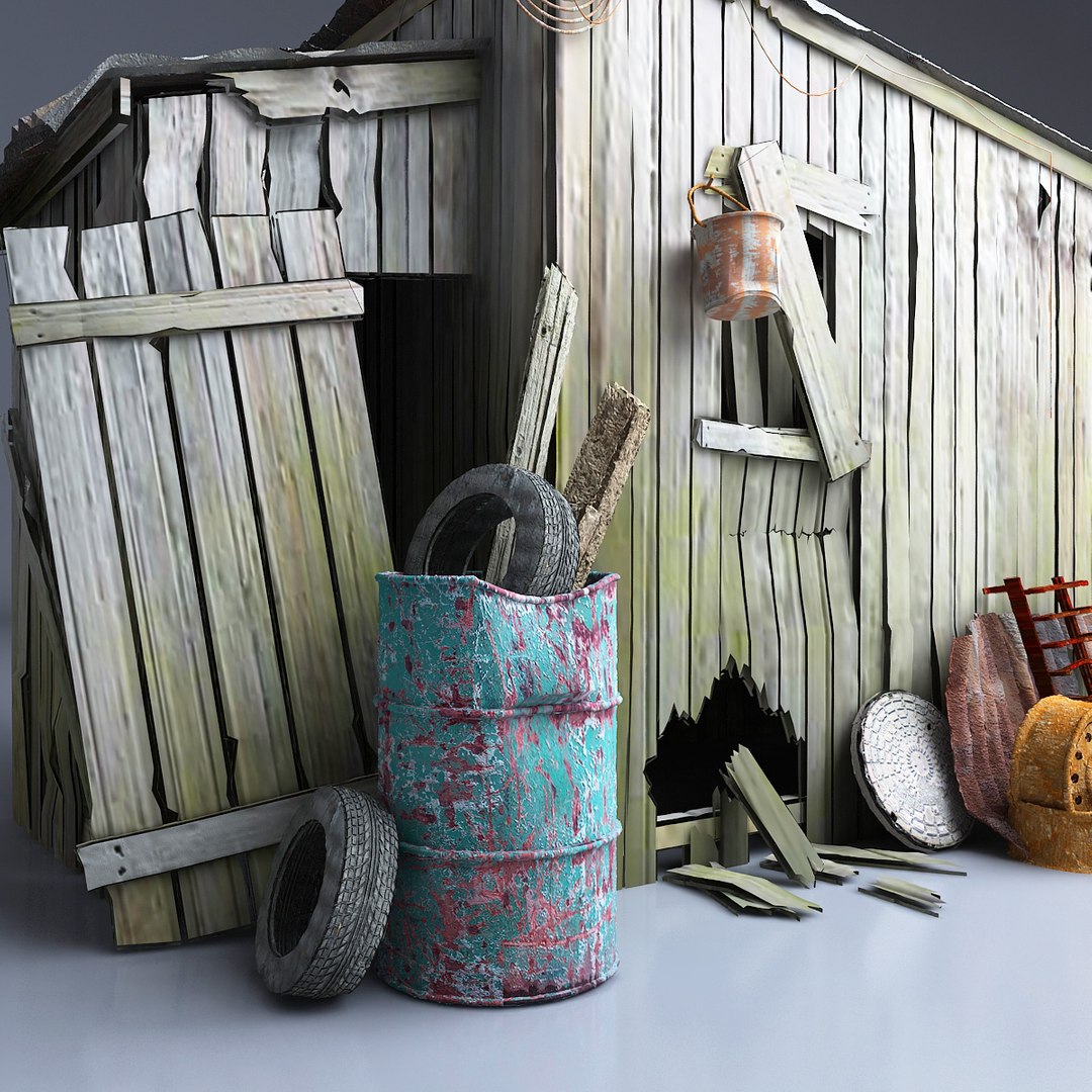 Old Shack 3D Model - TurboSquid 1299099