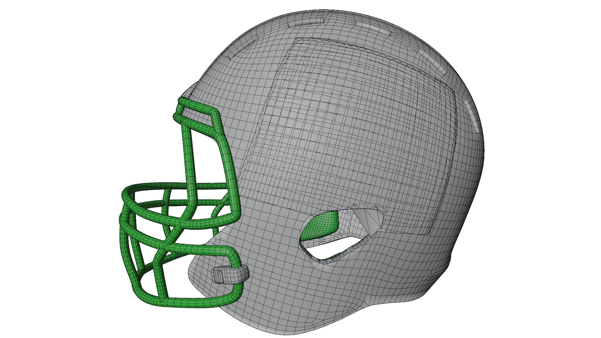 Football Helmet 3D Model - TurboSquid 2248814