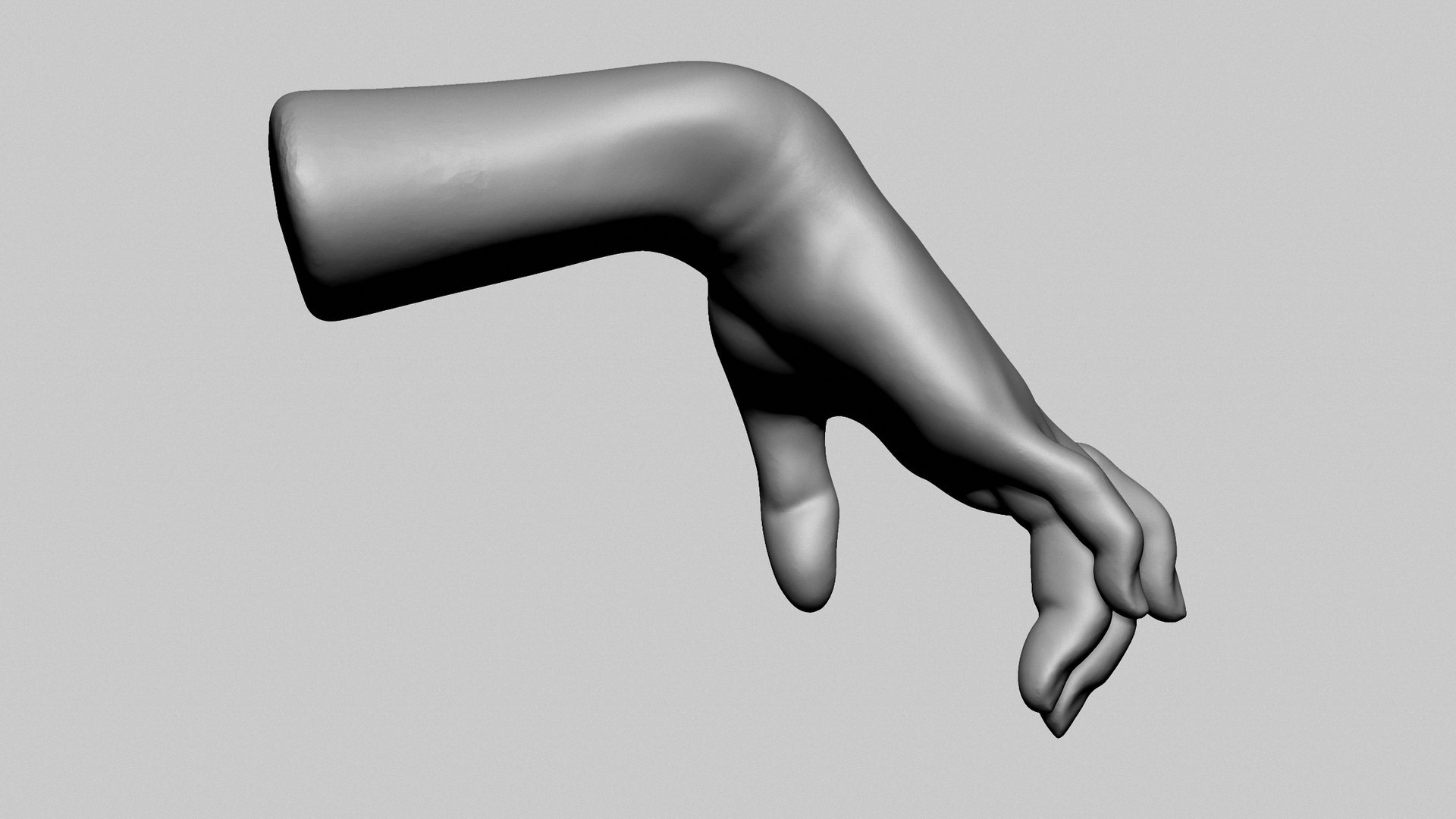 Female Hand V2 Printable 3D Model - TurboSquid 1891913