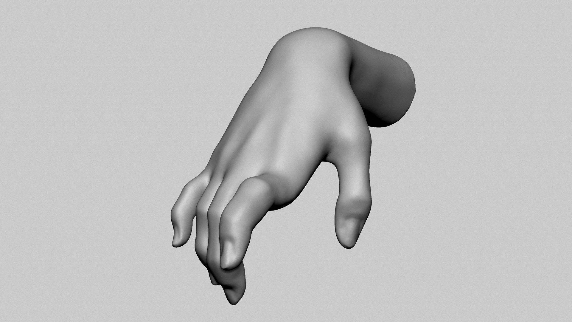 Female Hand V2 Printable 3D Model - TurboSquid 1891913