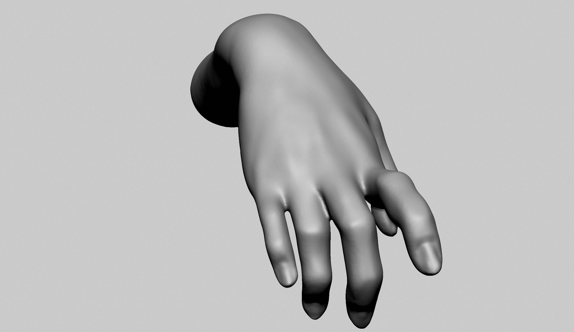 Female Hand V2 Printable 3D Model - TurboSquid 1891913