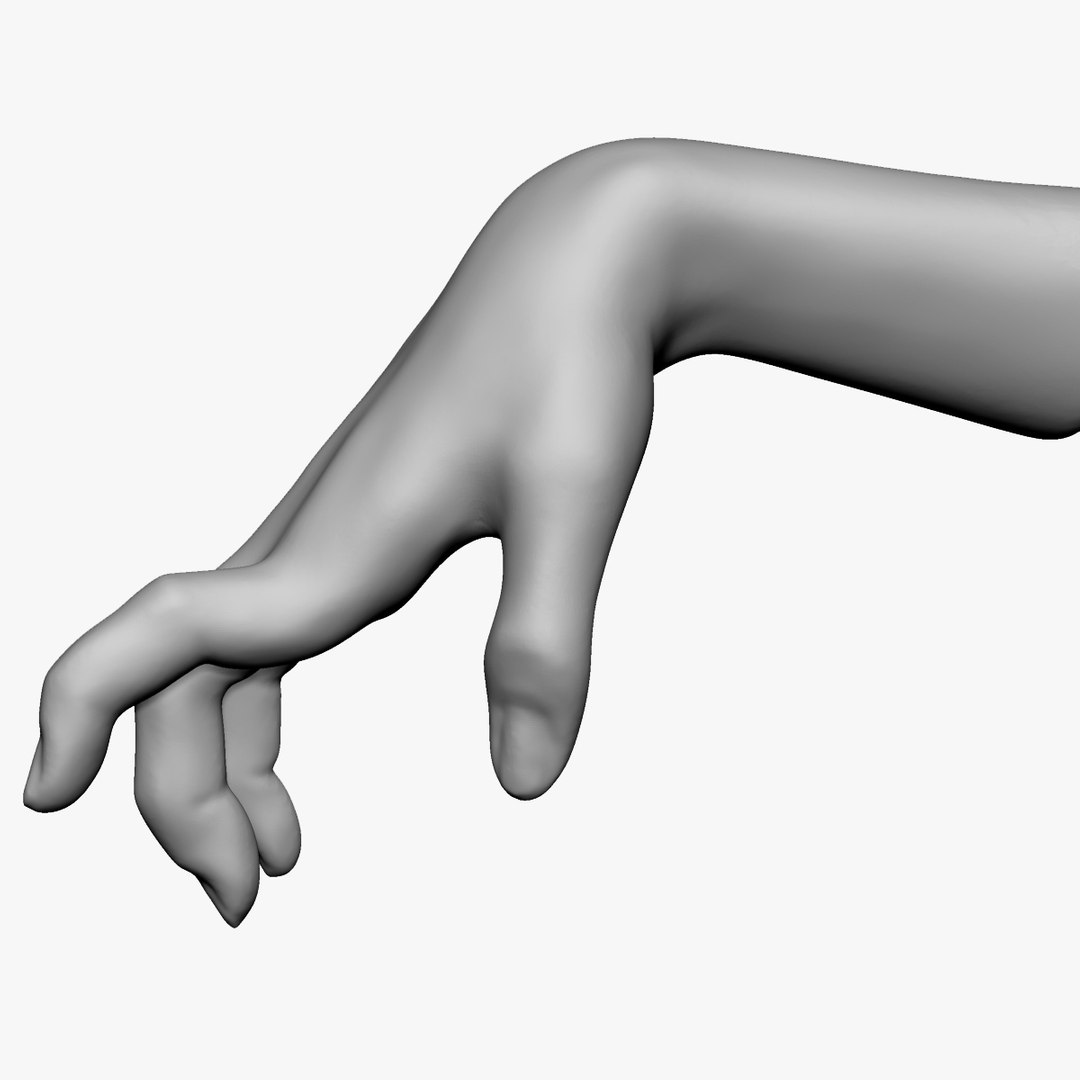 Female Hand v2 Printable 3D model - TurboSquid 1891913