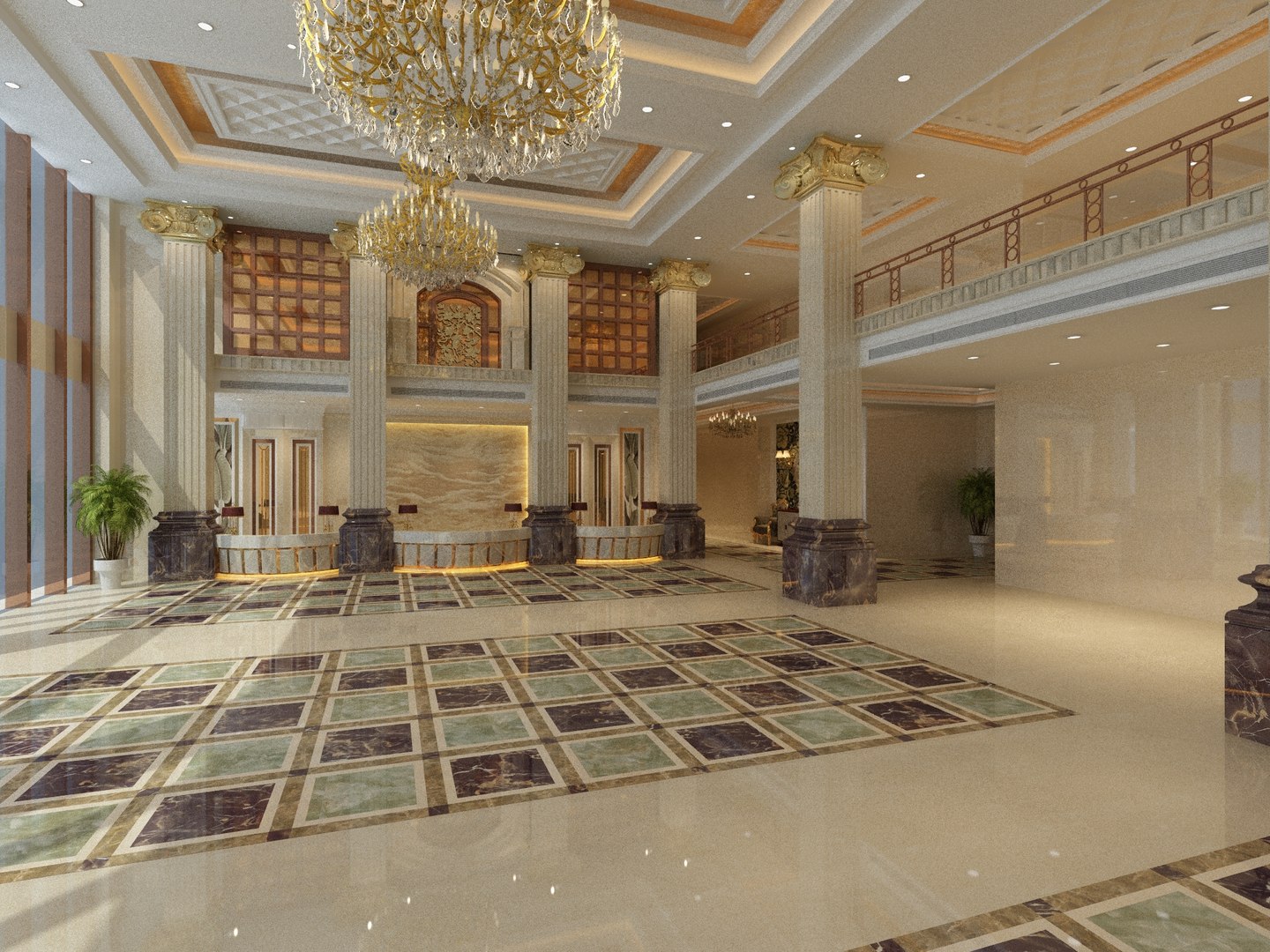 3D Lobby 15 - TurboSquid 2398084