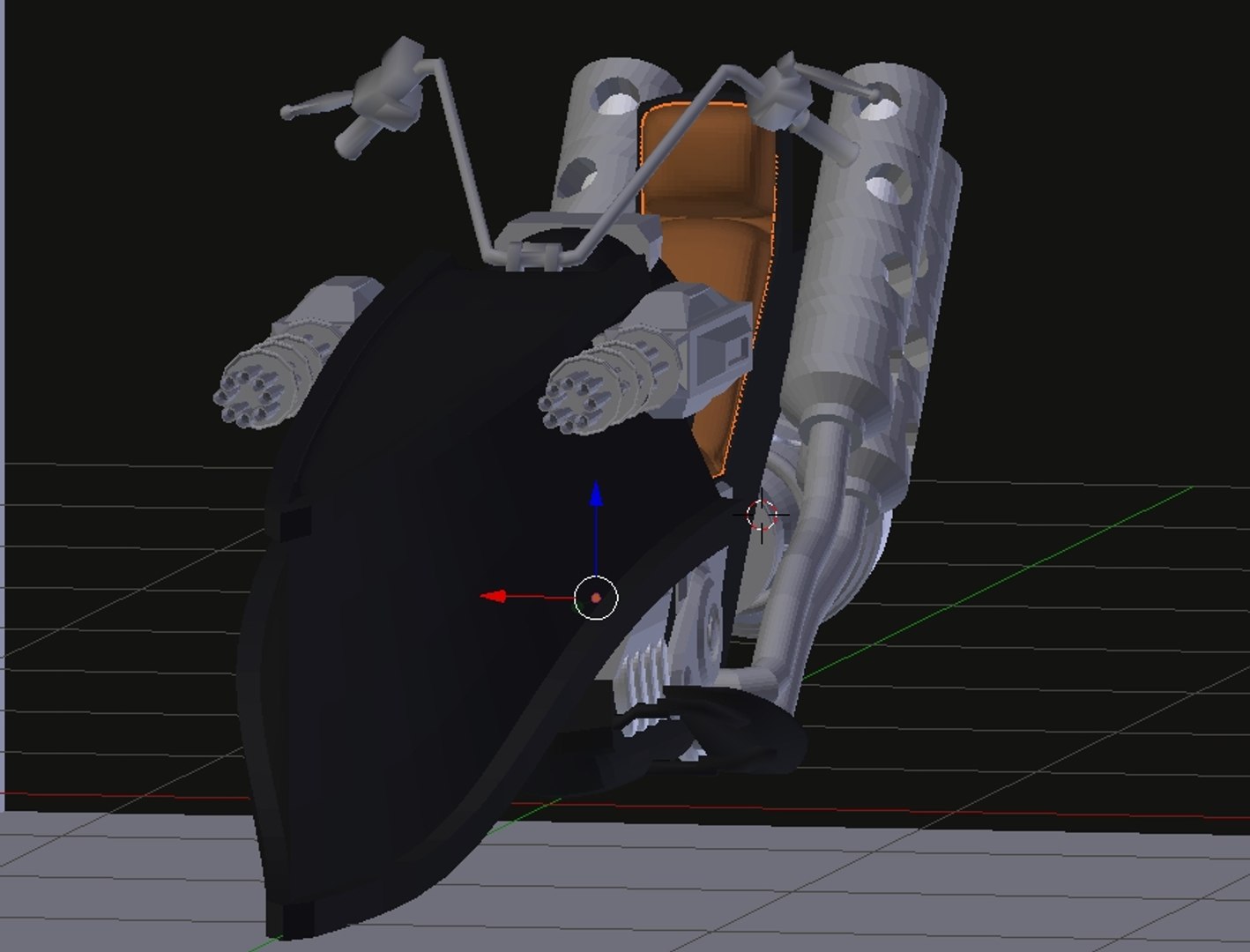 3d Jet Bike Model