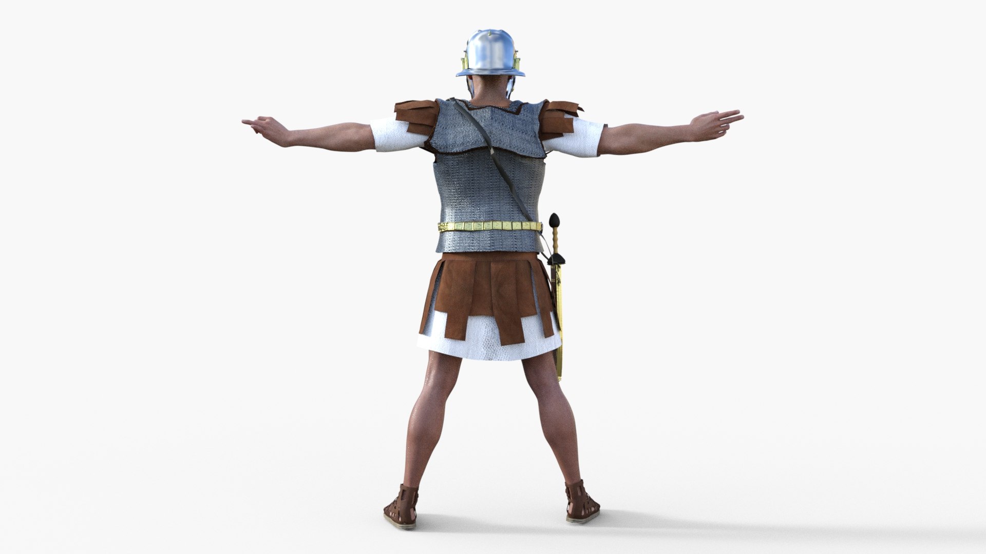 3D Roman Legion Soldier Rigged Low-poly 3D Model - TurboSquid 2366470