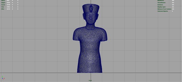 tutankhamun king 3d obj
