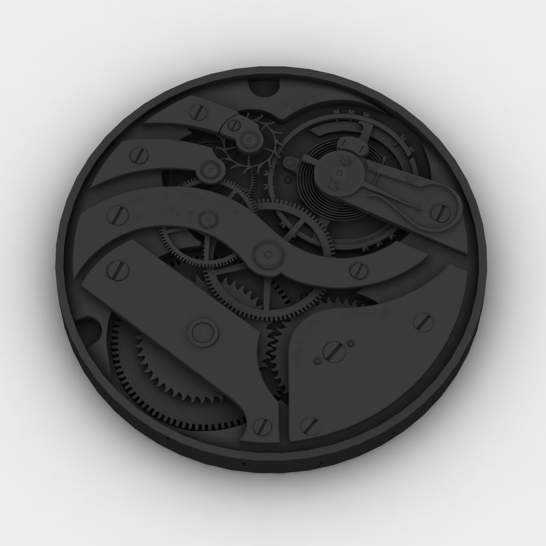Watch Mechanism 3d Model