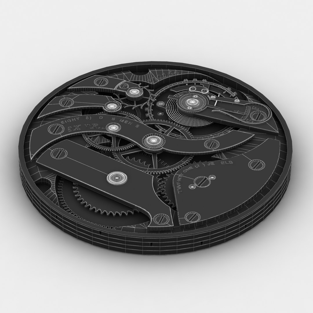 Watch Mechanism 3d Model