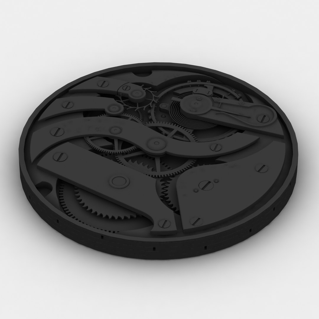 Watch Mechanism 3d Model