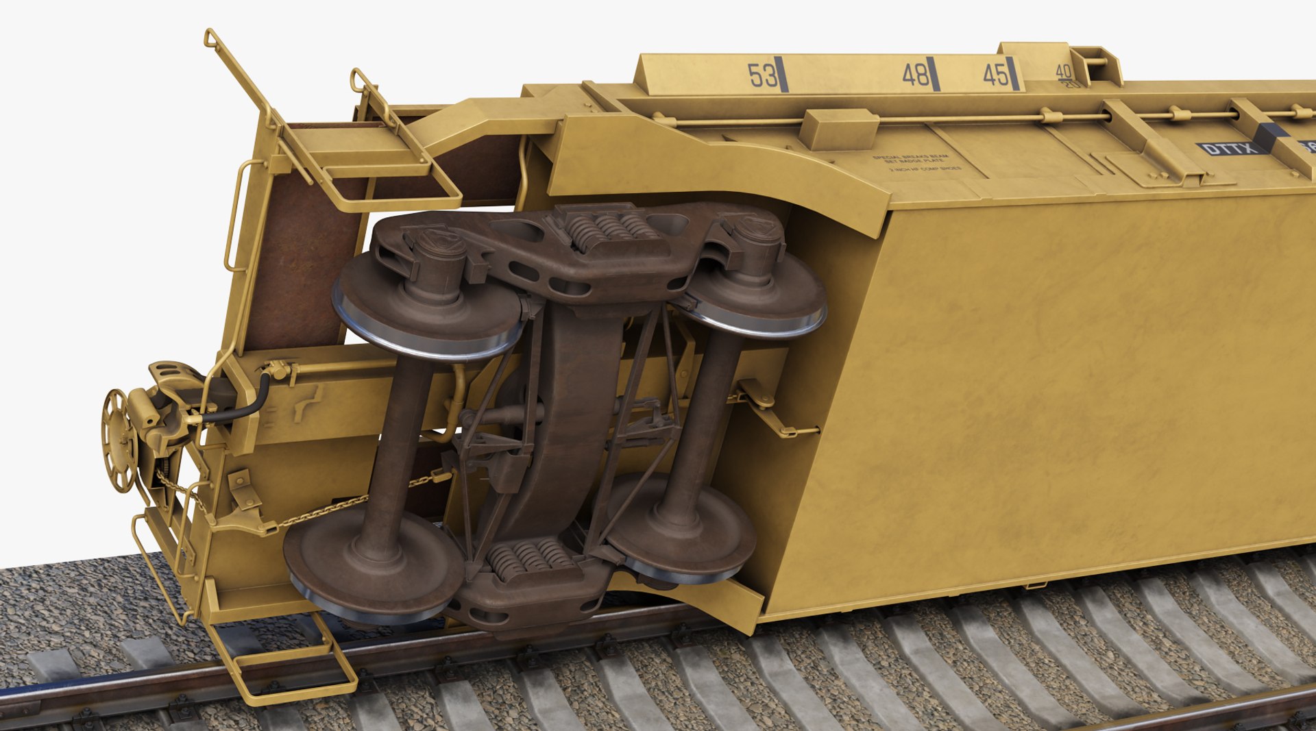 3D double stack car s615 model - TurboSquid 1441300