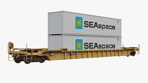 3D double stack car s615 model - TurboSquid 1441300