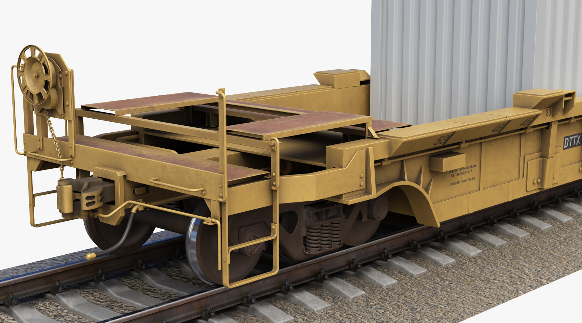 3D double stack car s615 model - TurboSquid 1441300
