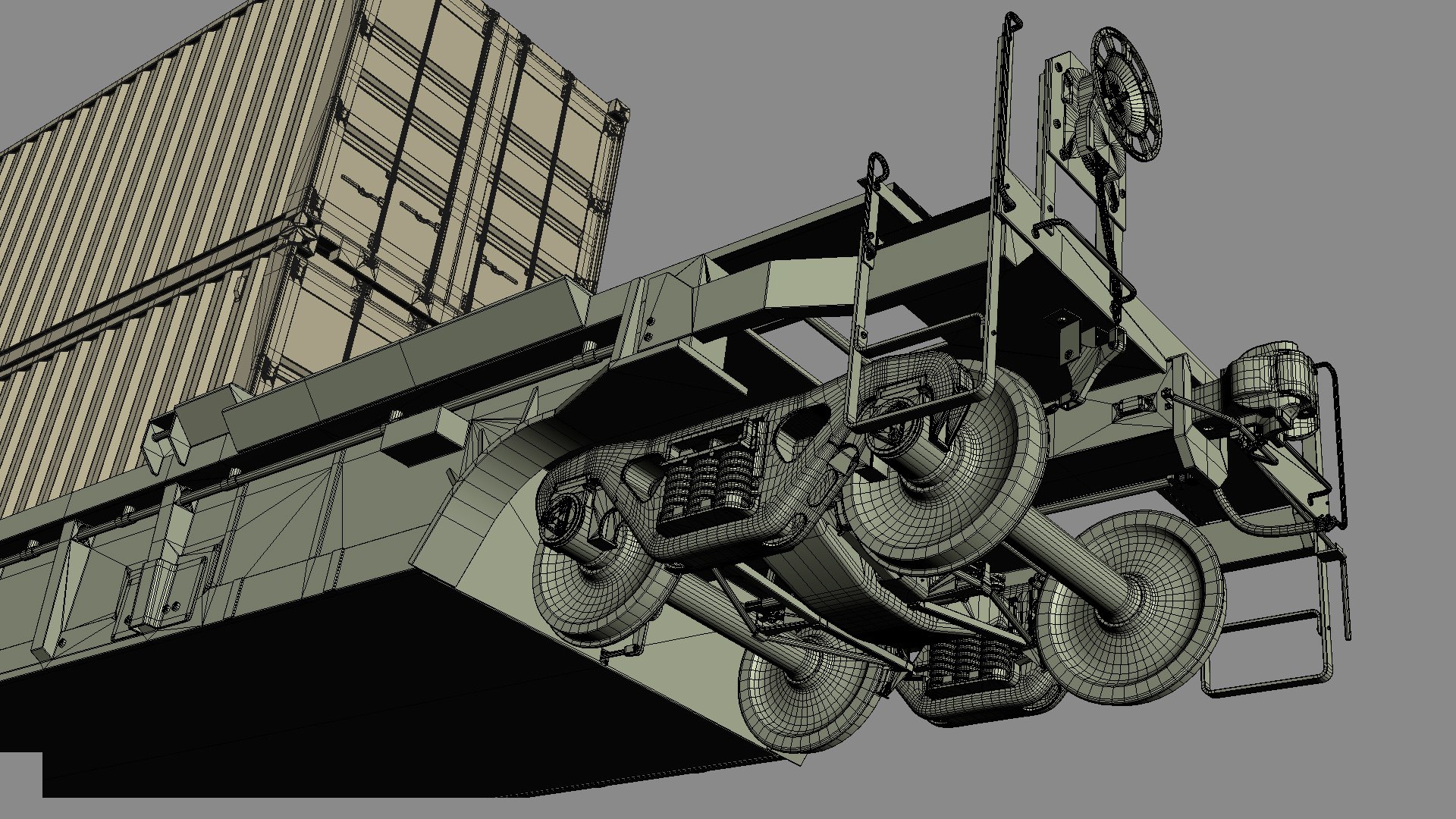 3D double stack car s615 model - TurboSquid 1441300