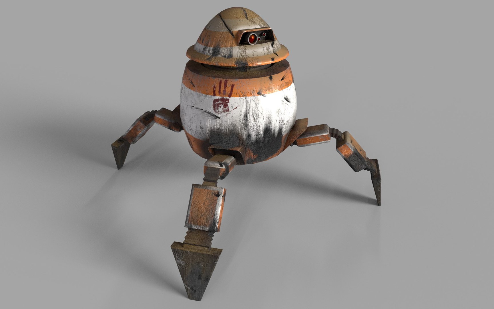 3D E-66 Droid - TurboSquid 2001211