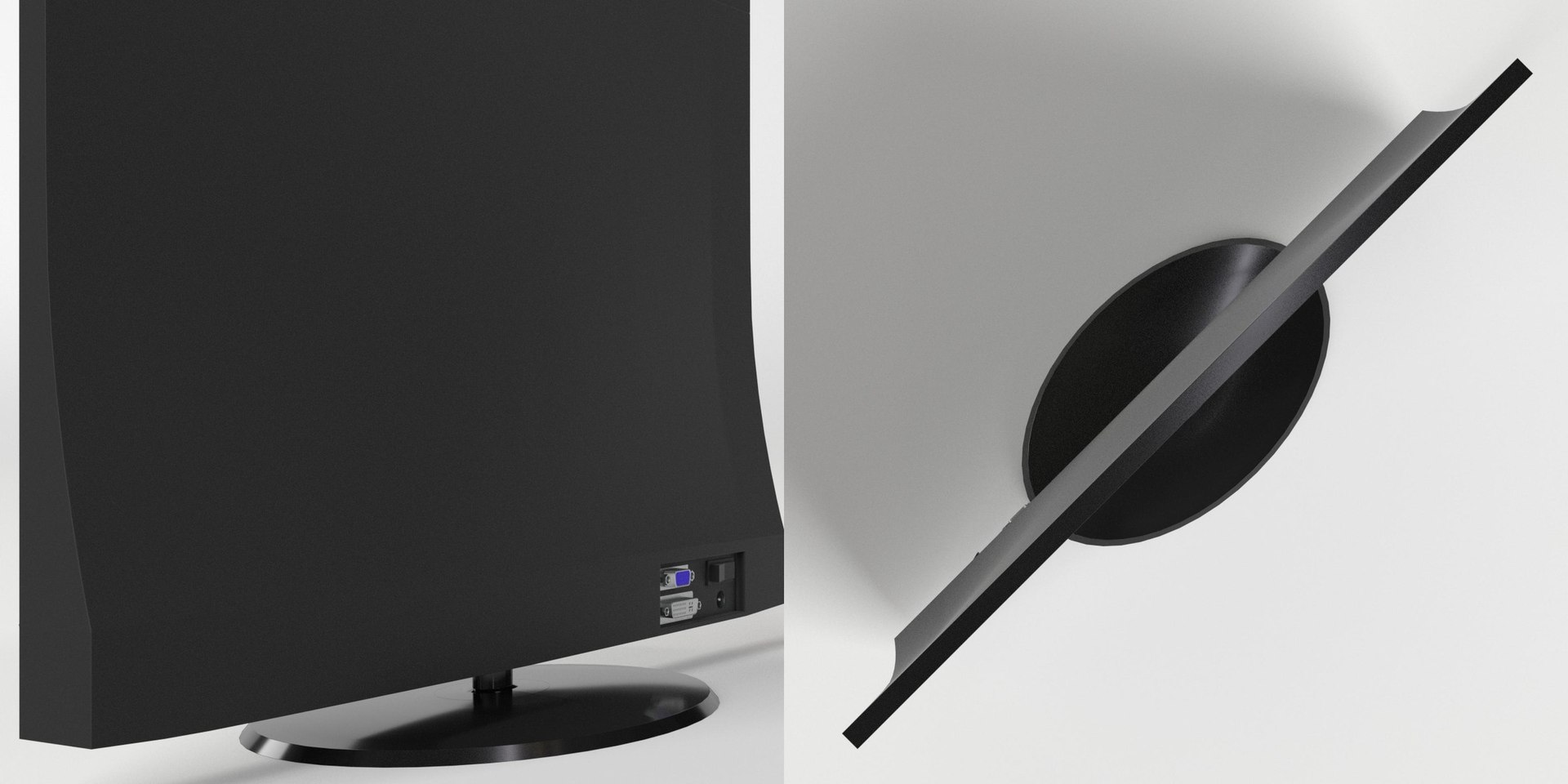 Flat Computer Monitor Model - TurboSquid 1349287