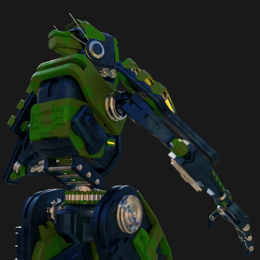 Robot Rigged 3D Model - TurboSquid 1540173