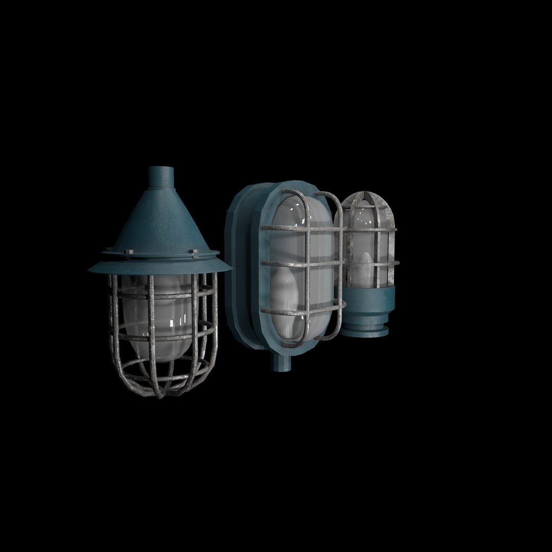 Bunker Light Low-poly 3D Model Model - TurboSquid 2334411