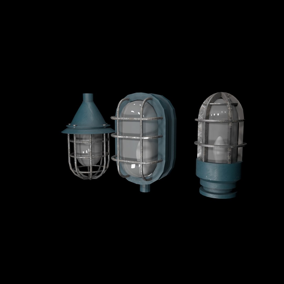 Bunker Light Low-poly 3D Model Model - TurboSquid 2334411