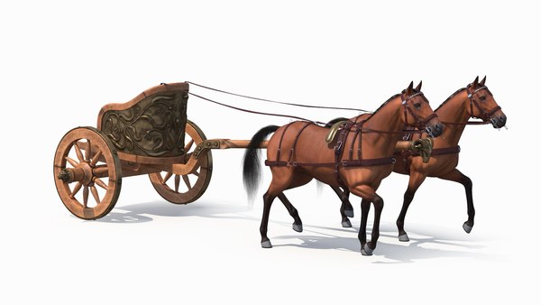 modelo 3d Carro romano con piel de caballo. - TurboSquid 2215821