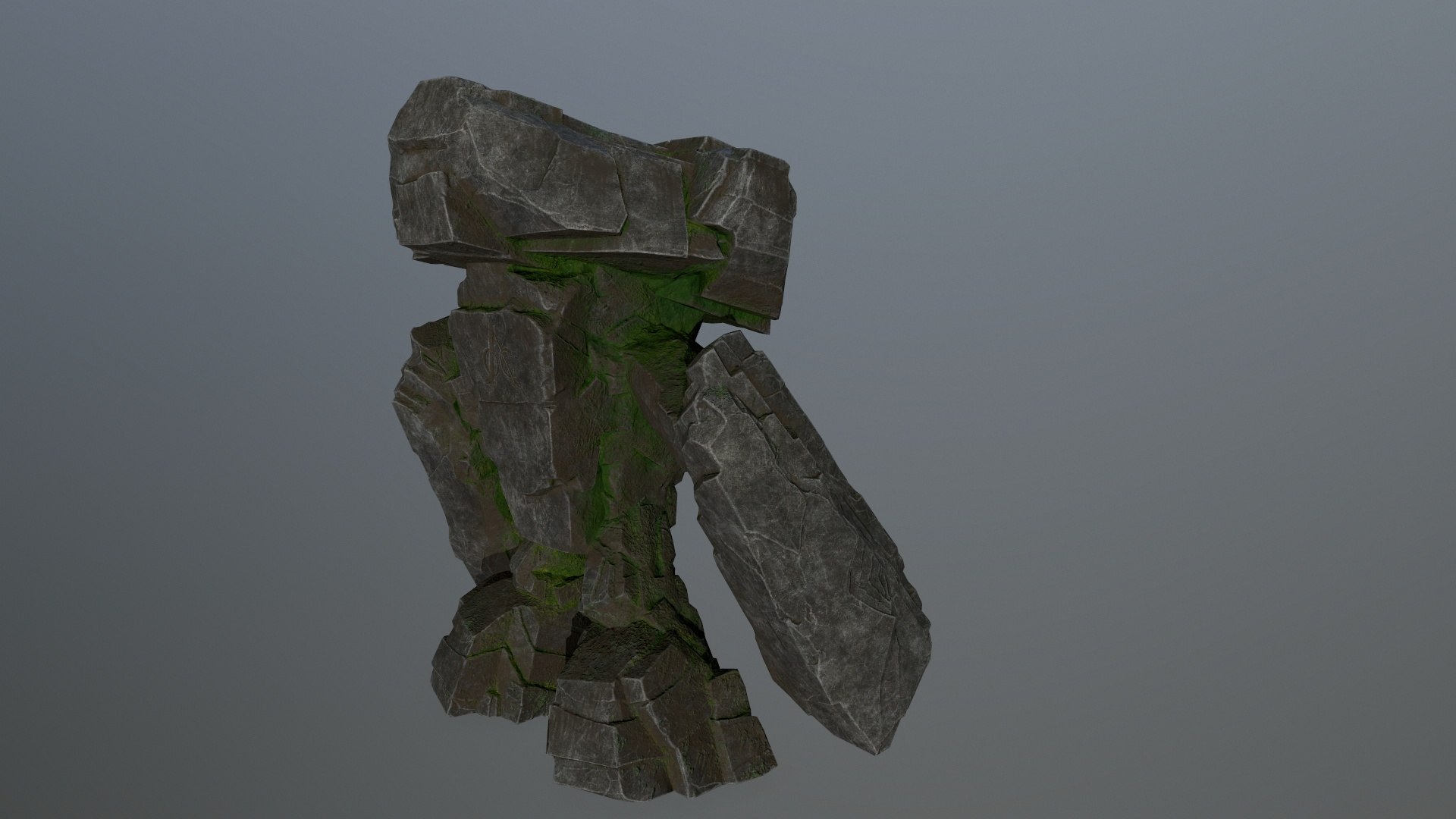 3D Rock Monster 01 Model - TurboSquid 1838279
