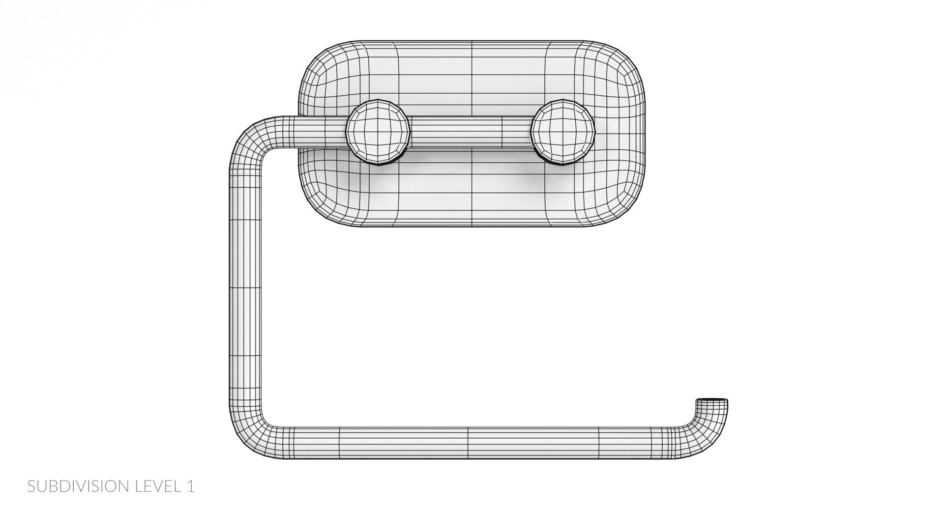 3D Toilet Paper Holder 1 - TurboSquid 1403206