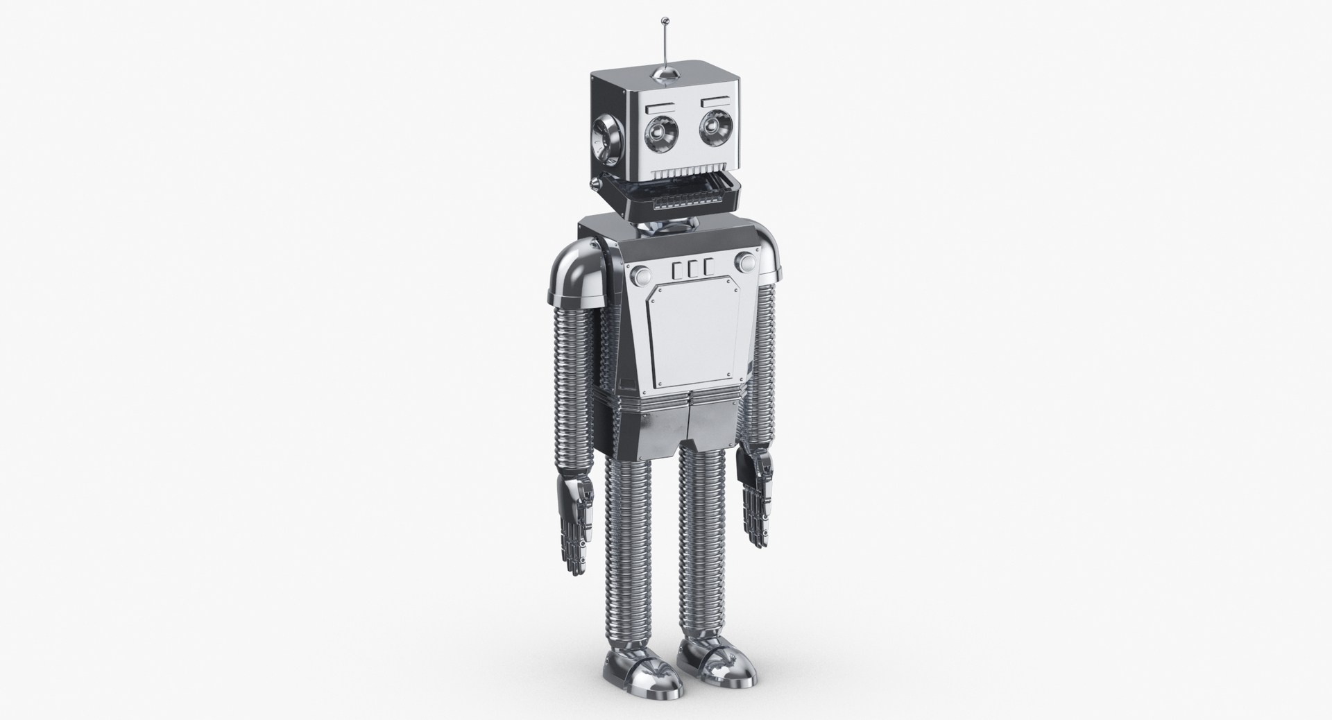 Robot 01 - Clean 3D Model - TurboSquid 1522270