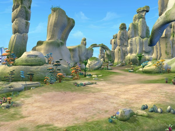 trees forest 3d model