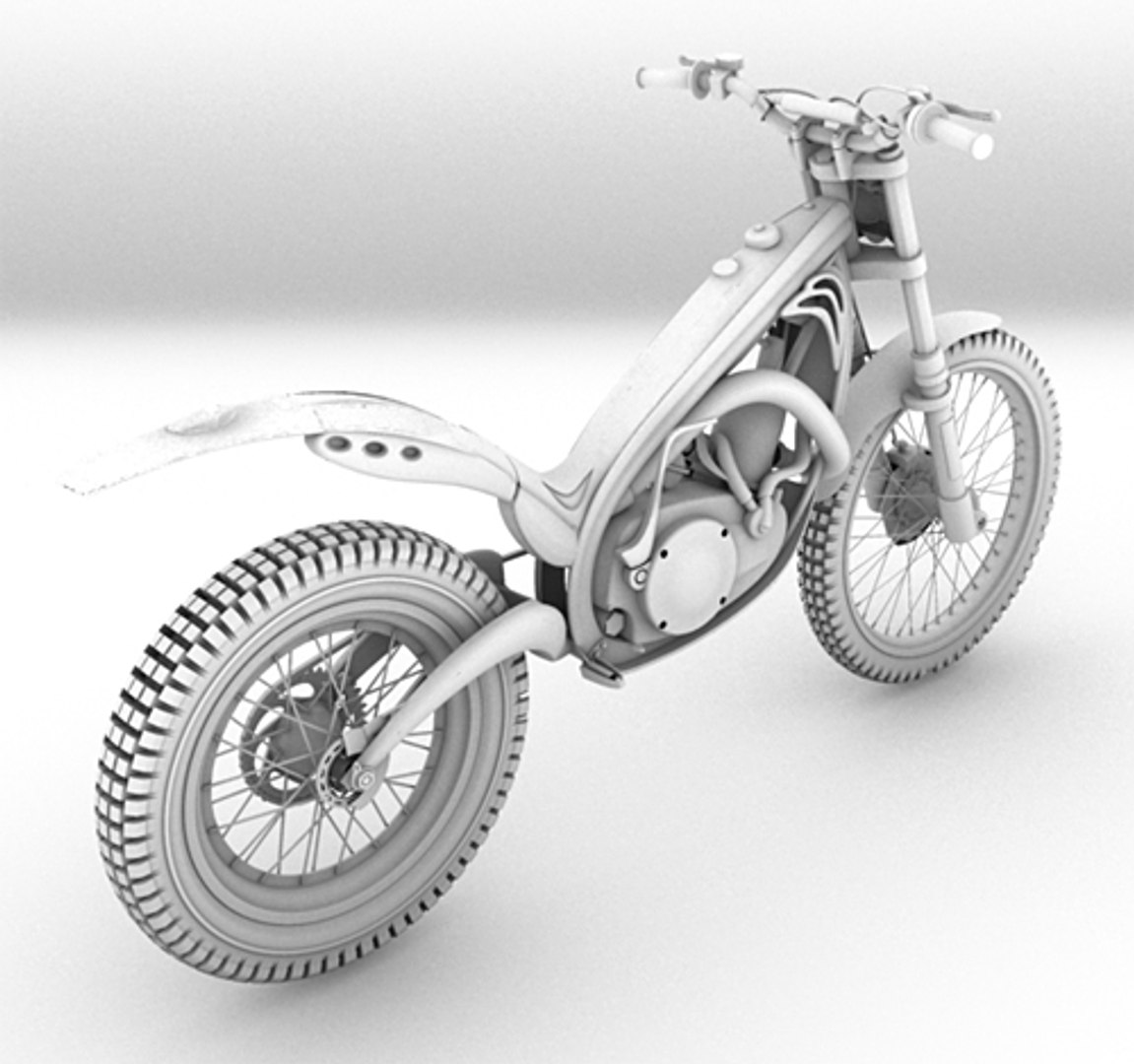 3d Trials Bike Model