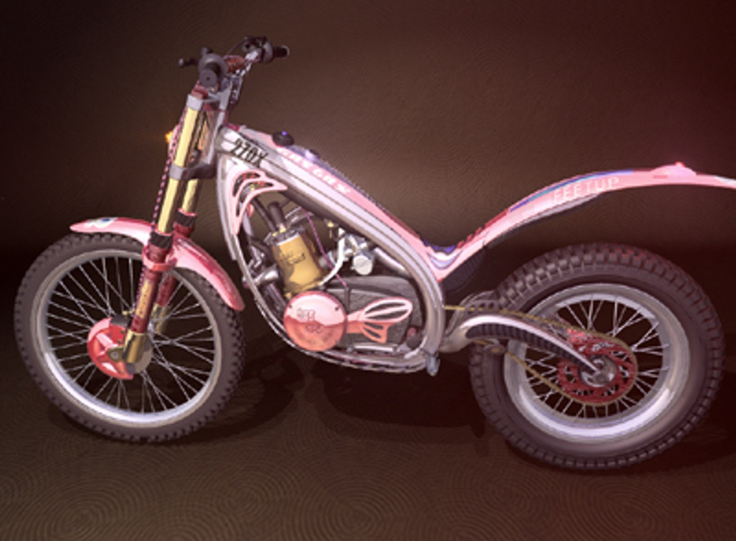 3d Trials Bike Model
