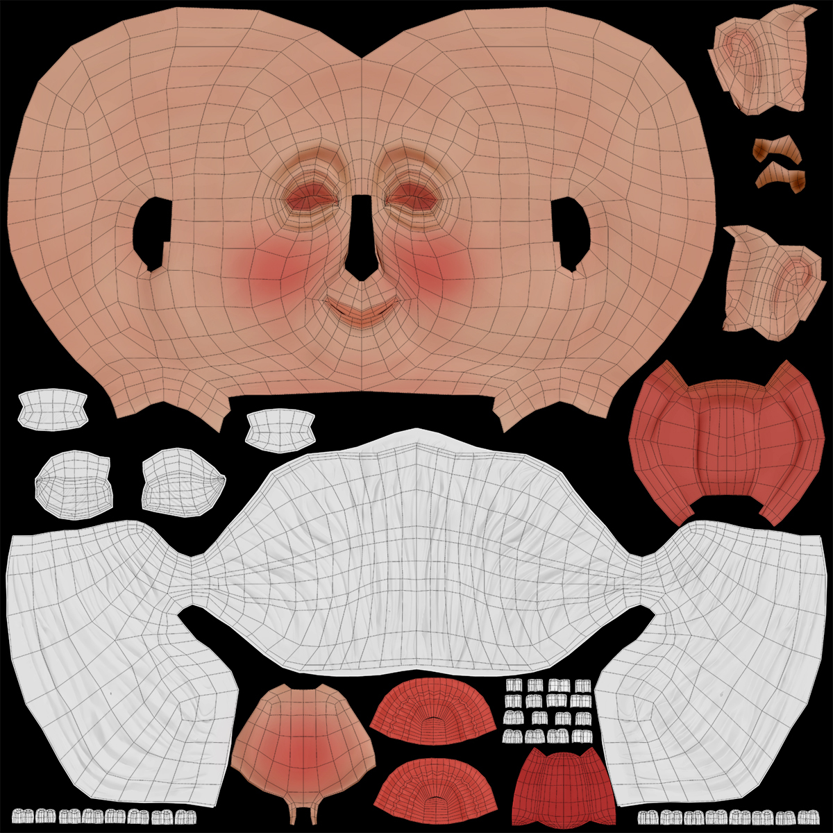 rig animation use 3d model