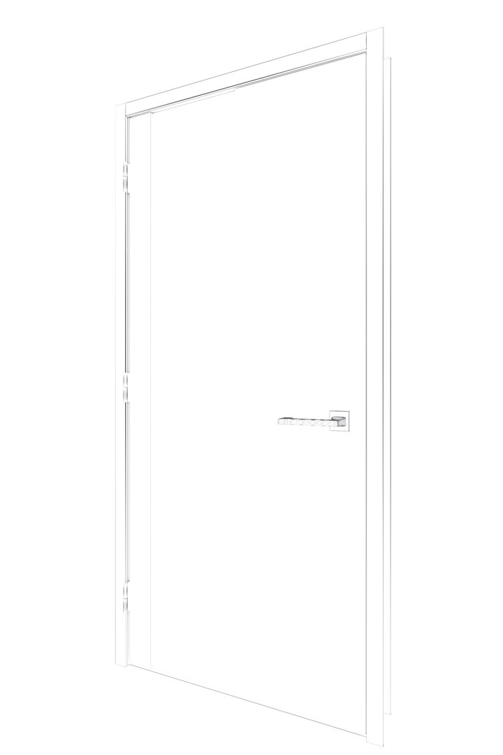 Aluminum Door 3D Model - TurboSquid 1224178