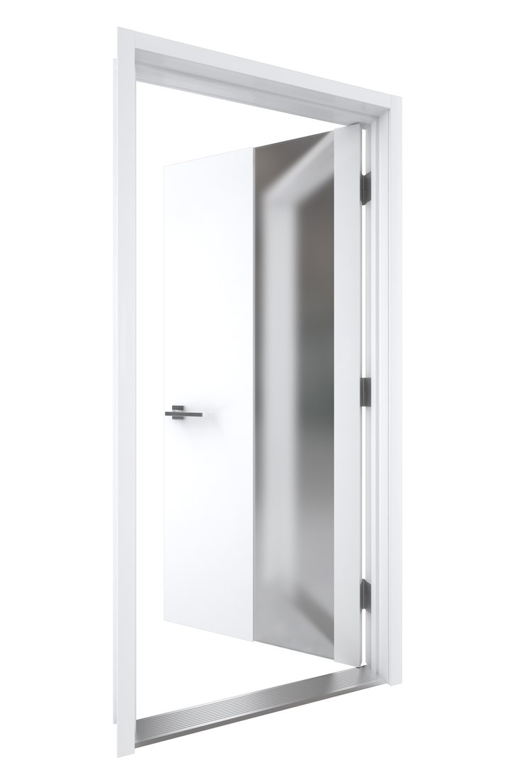 Aluminum Door 3D Model - TurboSquid 1224178