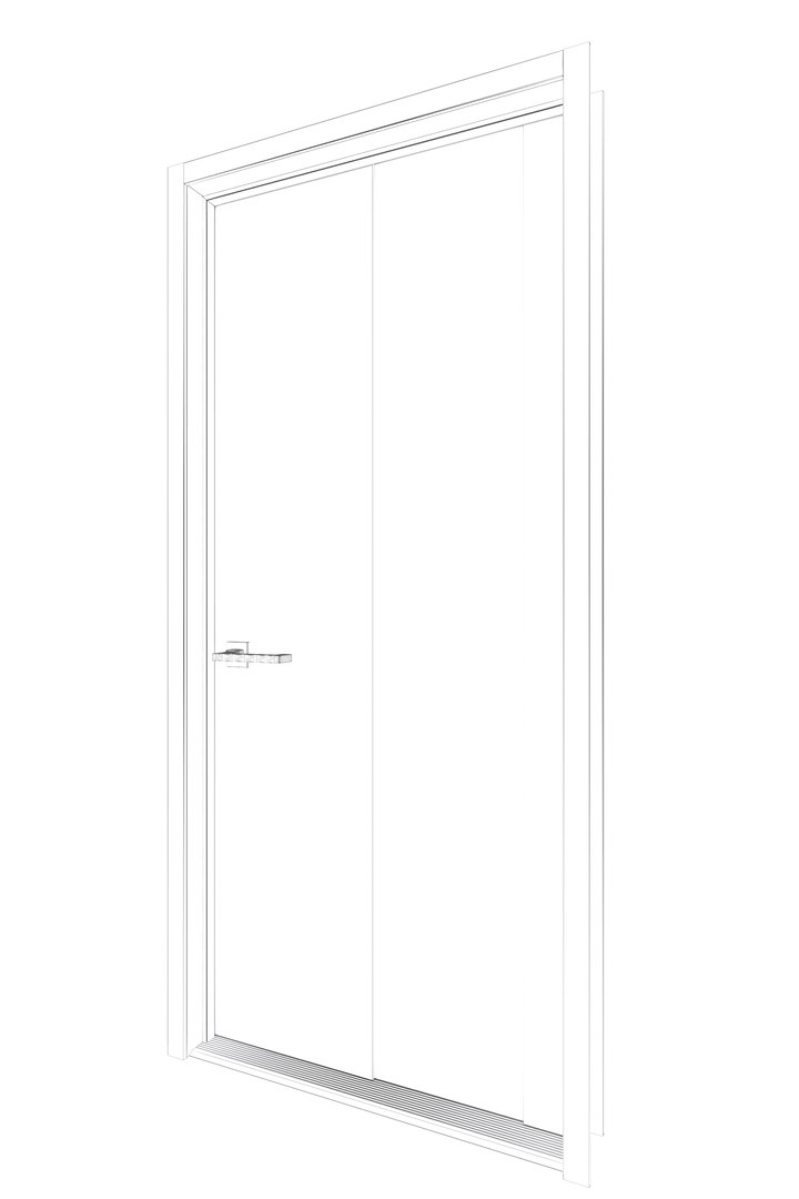 Aluminum Door 3D Model - TurboSquid 1224178